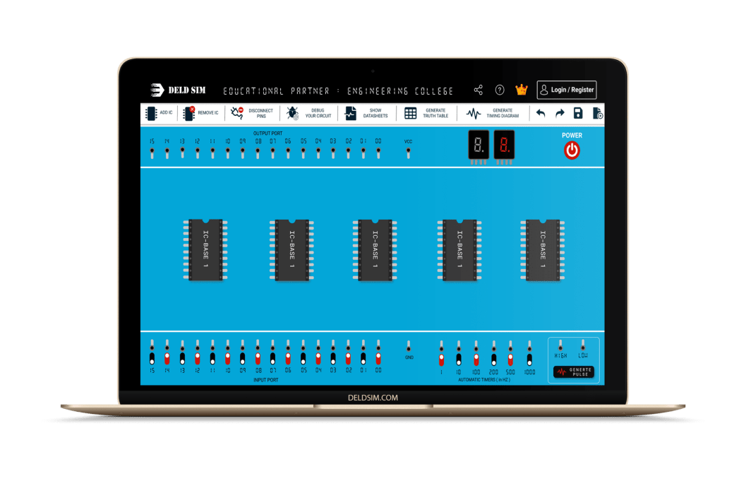 DeldSim - BCD to Excess-3 code converter using logic gates DeldSim - BCD to Excess-3 code converter using logic gates
